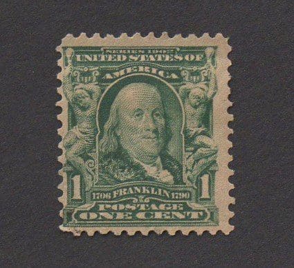 Scott# 300 "FRANKLIN" MINT, PERF 12 of the ORNATE DESIGN SERIES | The ...