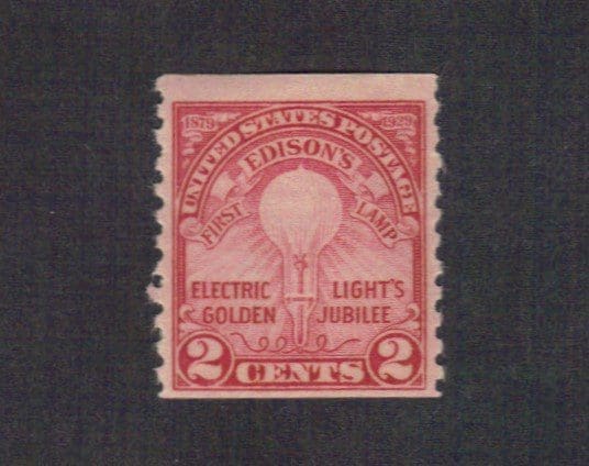 Scott# 656 "EDISON'S FIRST LAMP" SINGLE, MINT, NICELY CENTERED | The ...