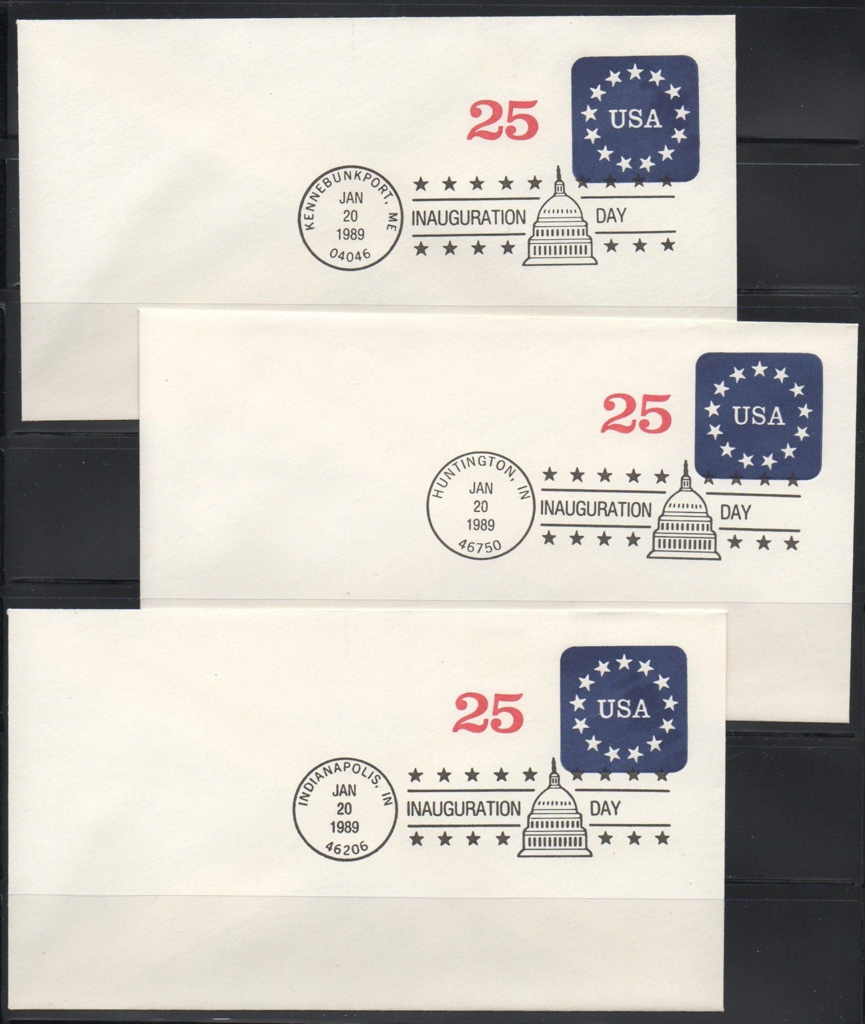 GEORGE W BUSH INAUGURATION COVERS FROM MULTIPLE CITES WITH BONUS | The ...